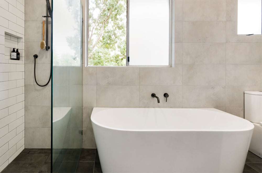 Mens Bathroom Design - Simple & Practical & Neutral