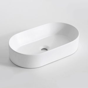 Matte White Oblong Tub Shaped Basin - Just In place Sydney