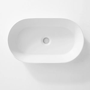 Matte White Oblong Tub Shaped Basin - Just In place Sydney